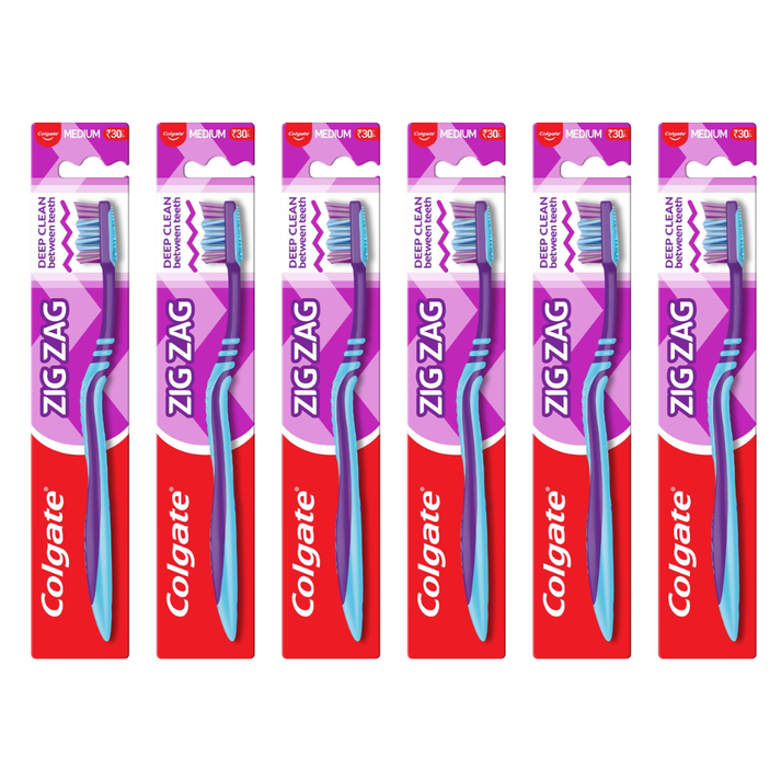 Colgate ZigZag Toothbrush (Pack of 6 Pcs) – The Med Pharma