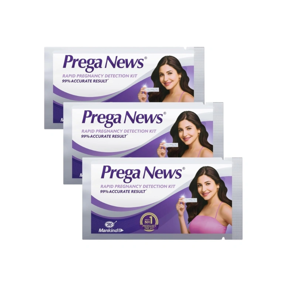 Mankind Pharma Prega News Pregnancy Test Kit (Pack Of 3) – The Med Pharma