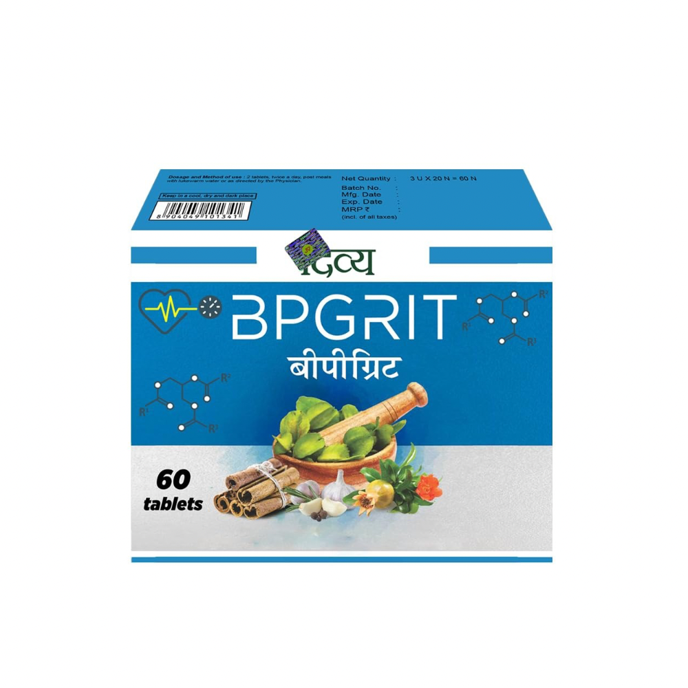 Patanjali Divya BPgrit Tablet (60 Tablets) – The Med Pharma