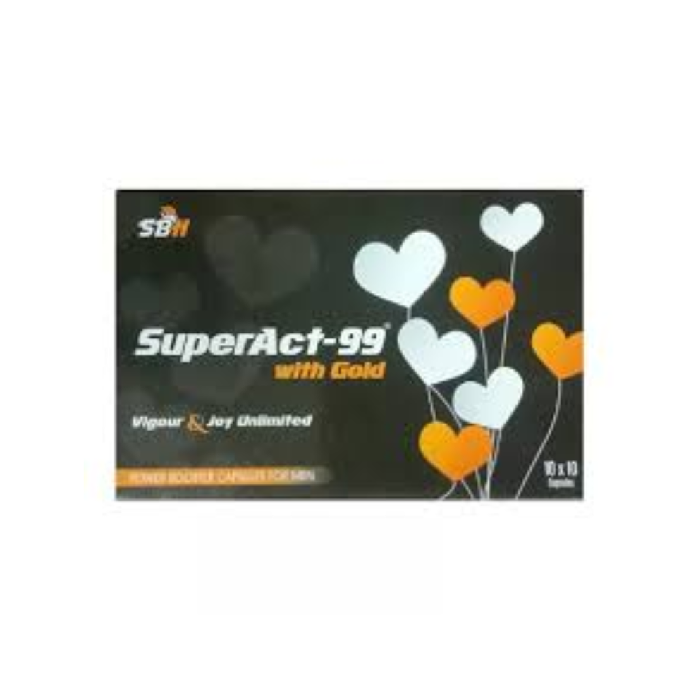 SBH Super Act-99 With Gold Capsules (10 Capsules) – The Med Pharma